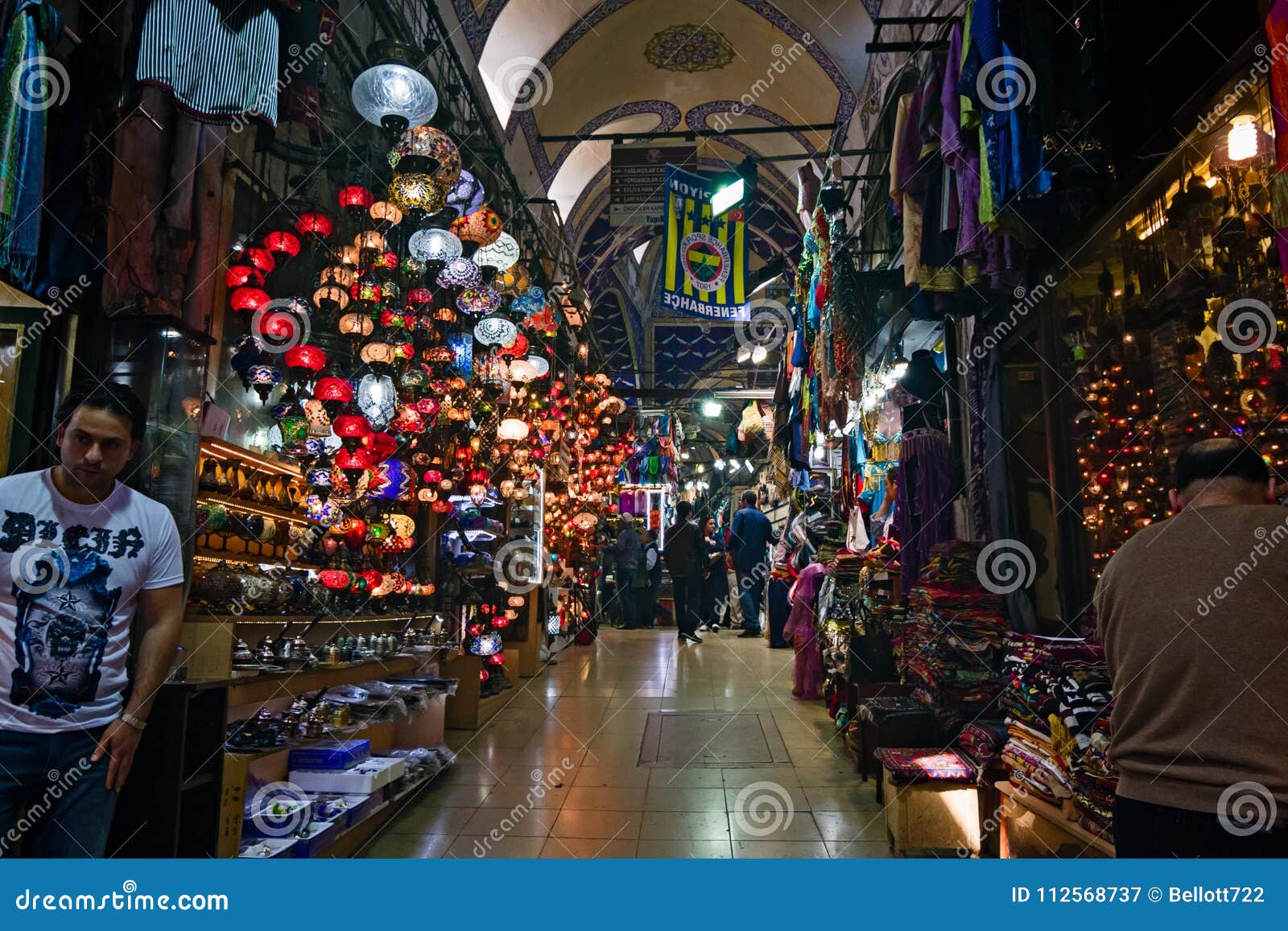 The Crowded Interior of the `grand Bazaar` Editorial Photography ...