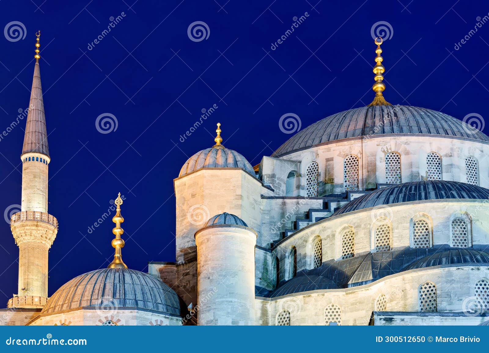 Istanbul Turkey. the Blue Mosque at Sunset Stock Photo - Image of tomb ...