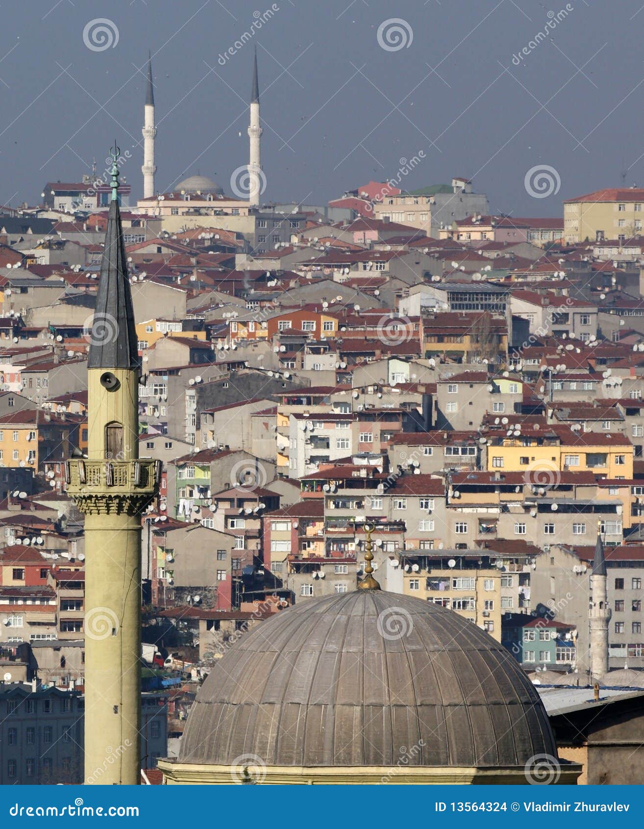 Istanbul, Turkey, City View Stock Photo - Image of religion, building ...