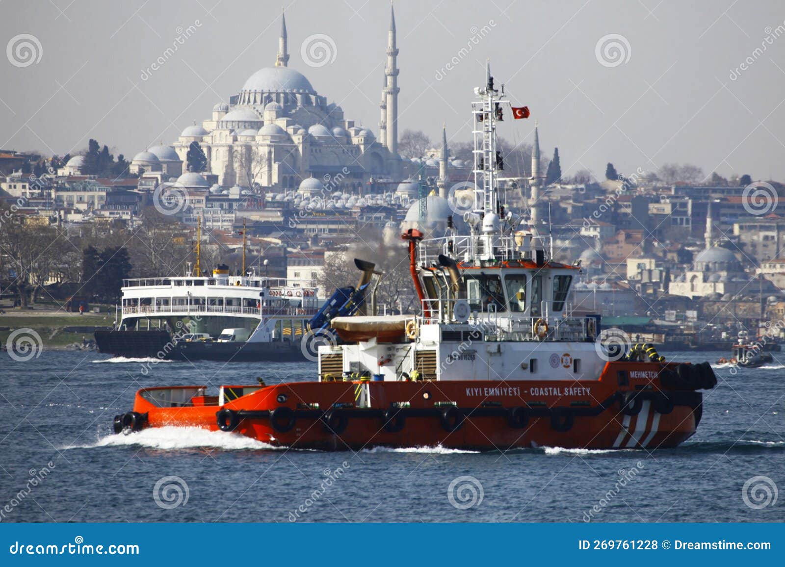 17-02-2022 Istanbul-Turkey: Coastal Security in the Bosphorus Editorial ...