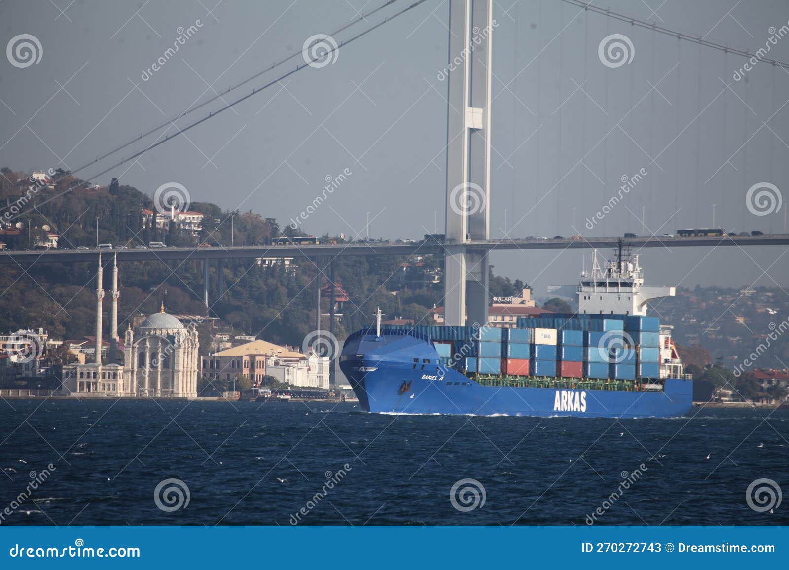 22-11-2021 Istanbul-Turkey: DANIEL a Container Ship Editorial Stock ...