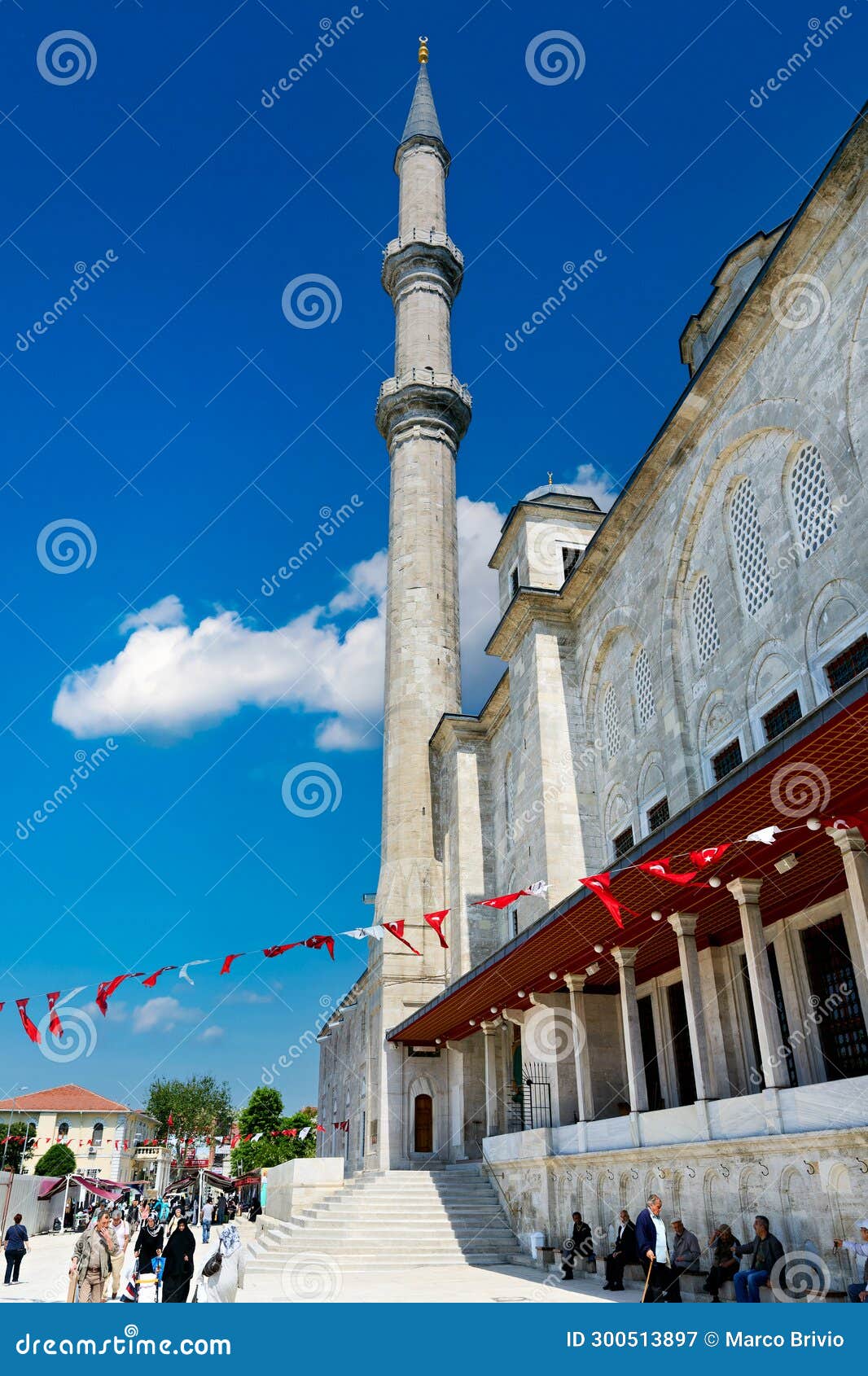 Istanbul Turkey. the Fatih Mosque Editorial Photography - Image of ...