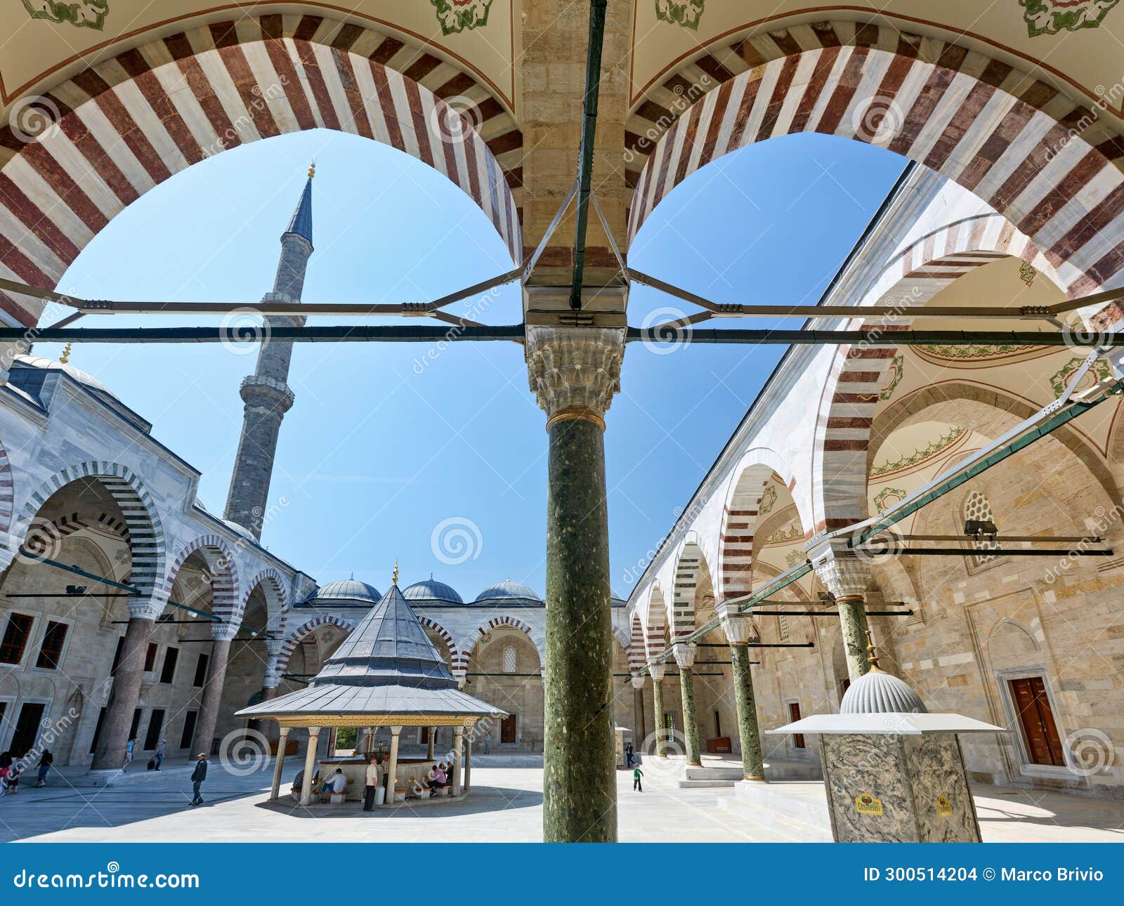 Istanbul Turkey. the Fatih Mosque Editorial Stock Image - Image of ...