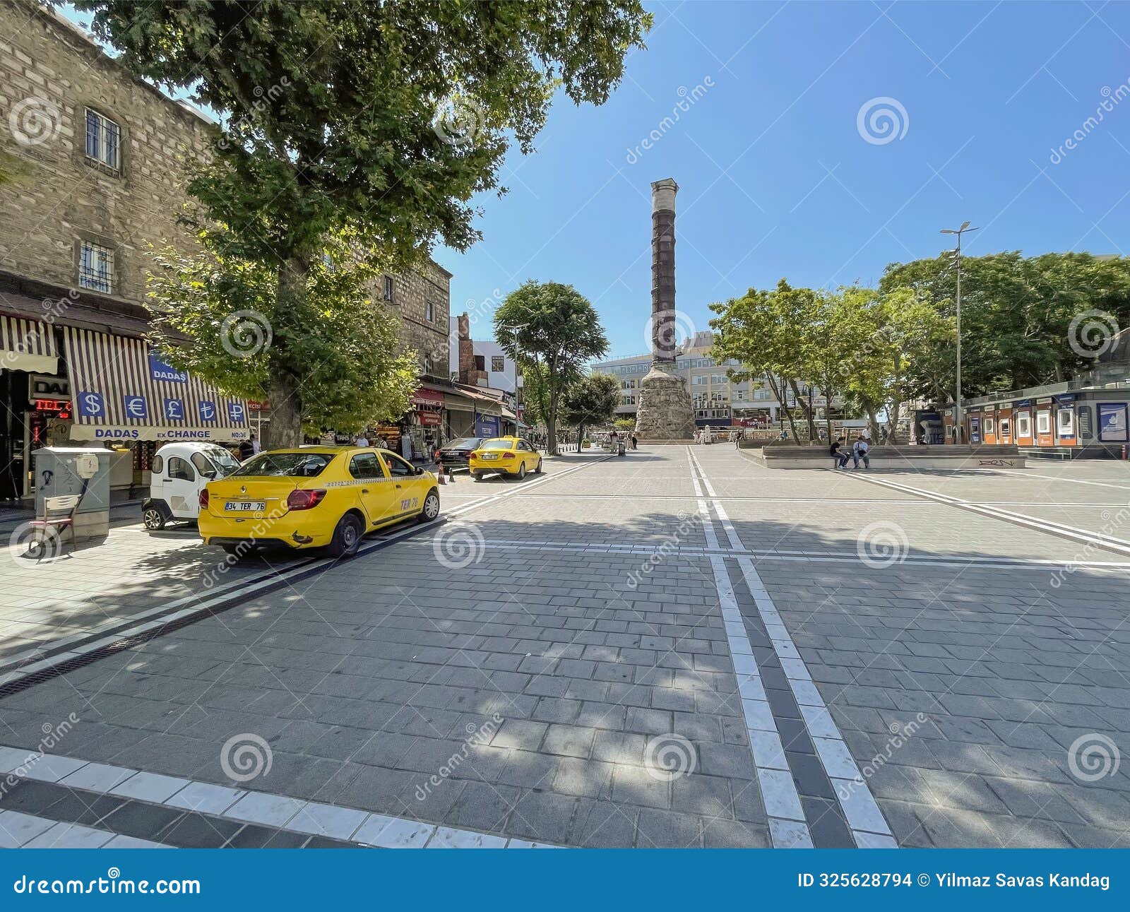 Cemberlitas.the Column of Constantine. Istanbul Province. Editorial ...