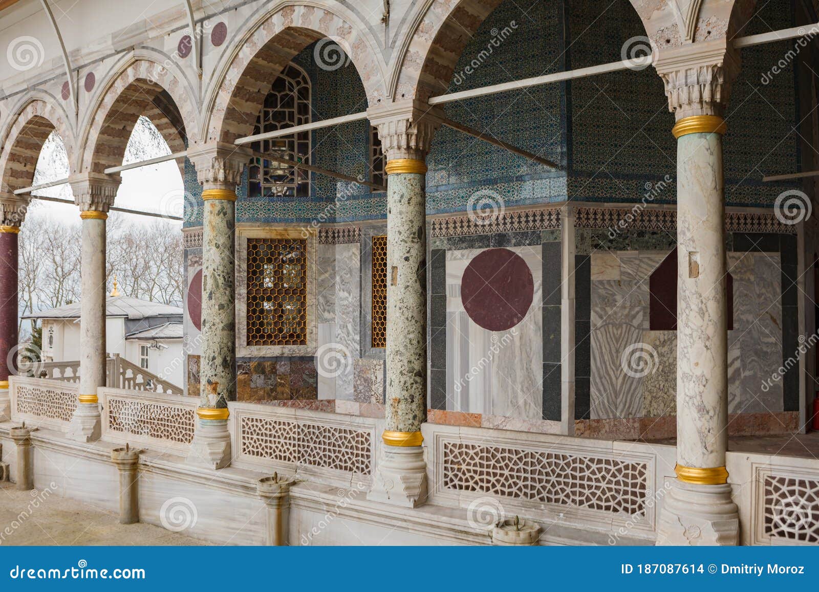 Mosaic Wall Decor in Topkapi Palace Stock Photo - Image of ceramic ...