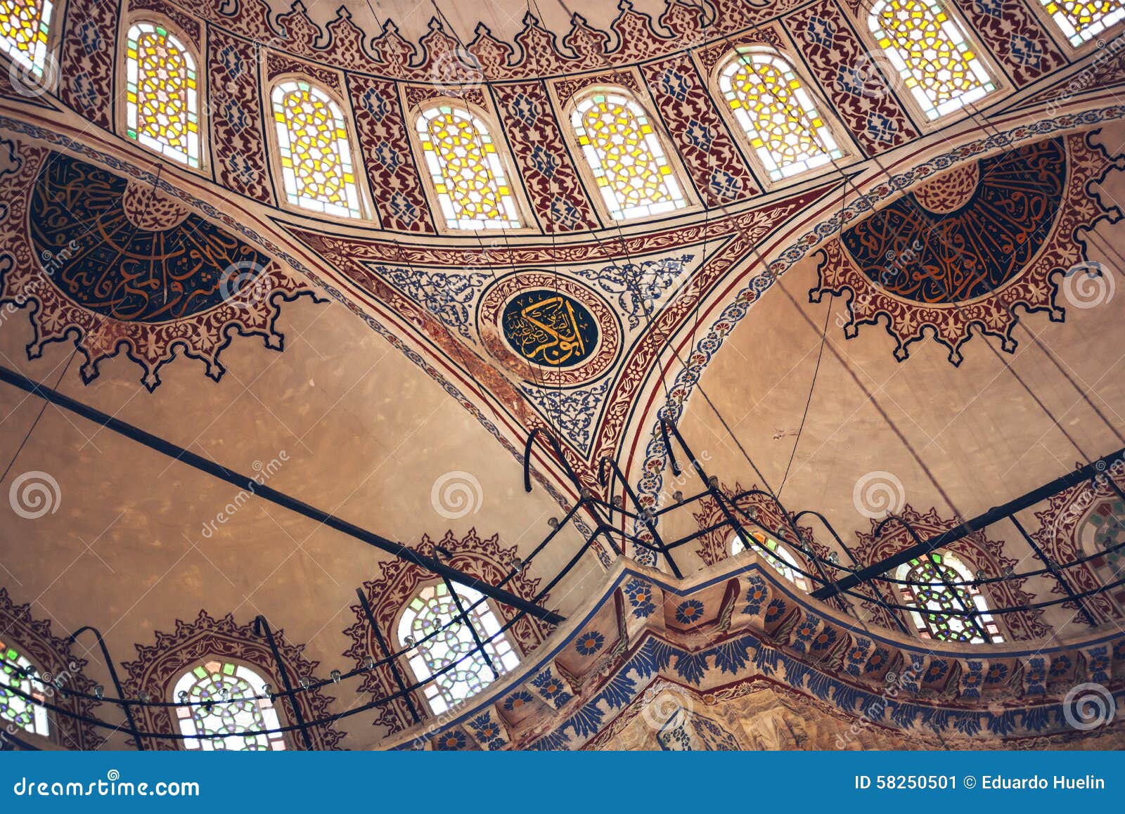 ISTANBUL, TURKEY - MAY 5, 2015: Beautiful Decorated Interior of ...