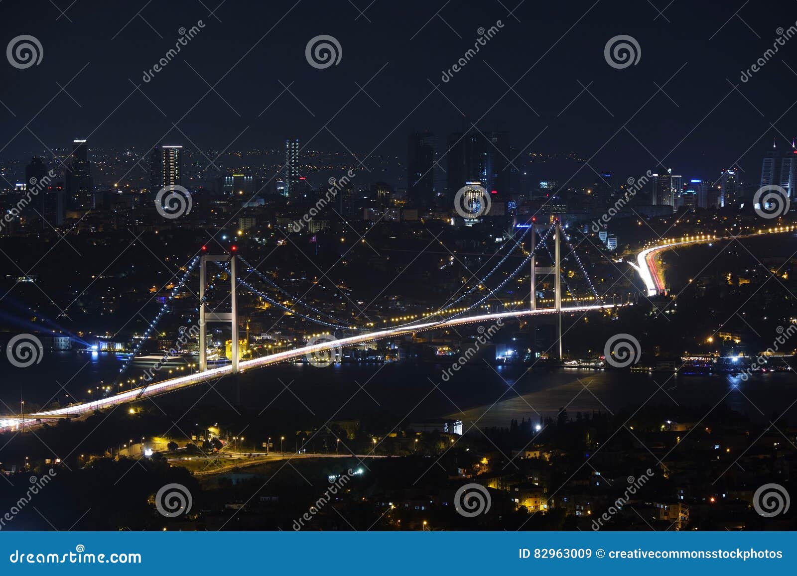 Istanbul, Turkey At Night Picture. Image: 82963009