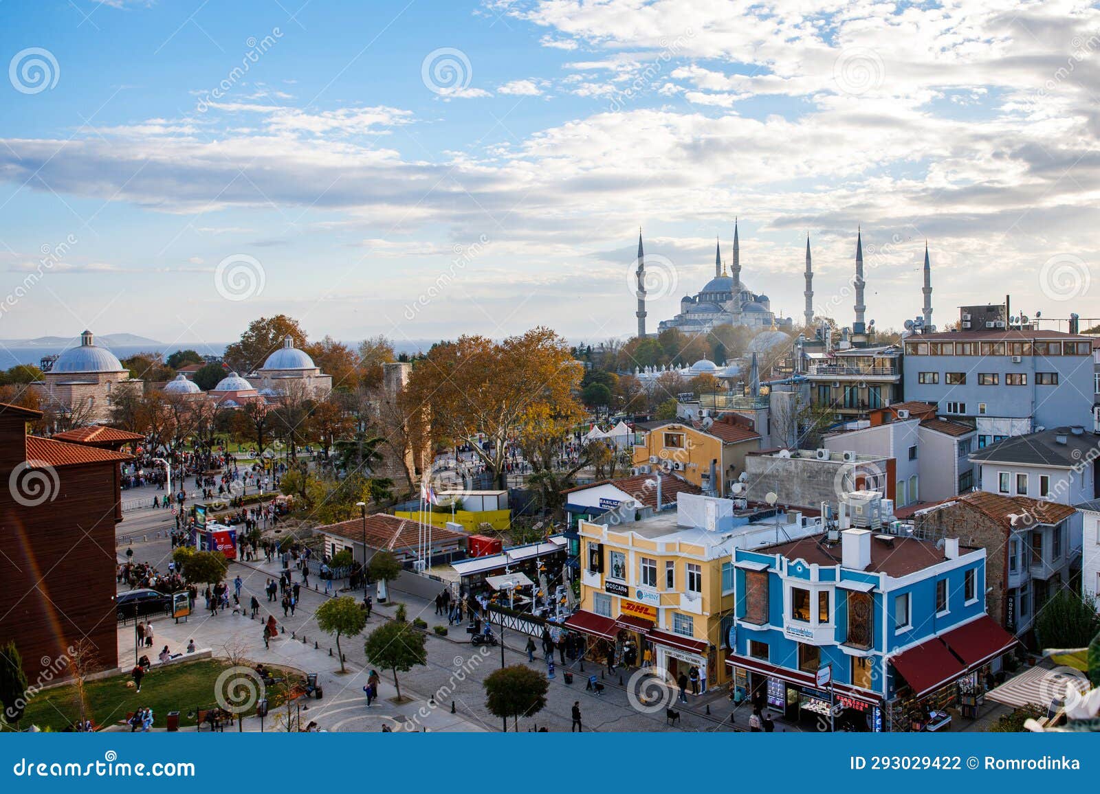 ISTANBUL, TURKEY - NOVEMBER 19, 2022. Nice View of Historical District ...