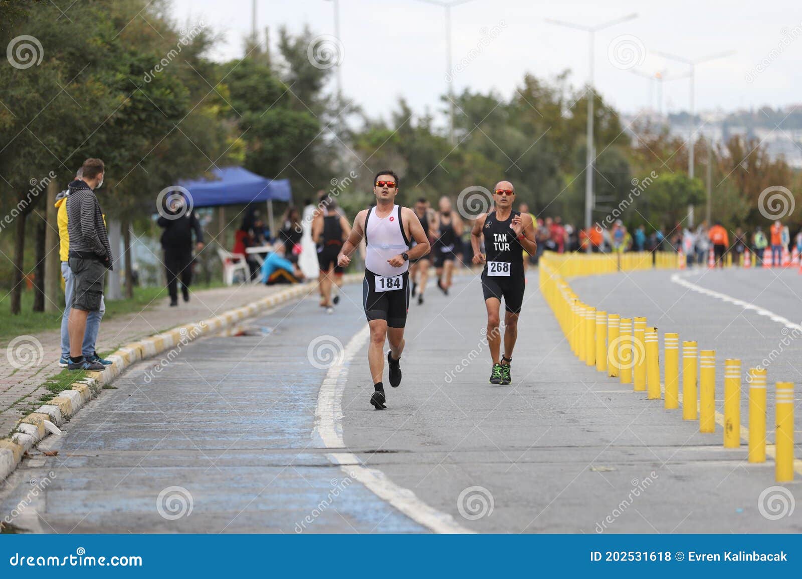 Istanbul Sprint Triathlon editorial stock photo. Image of athlete ...
