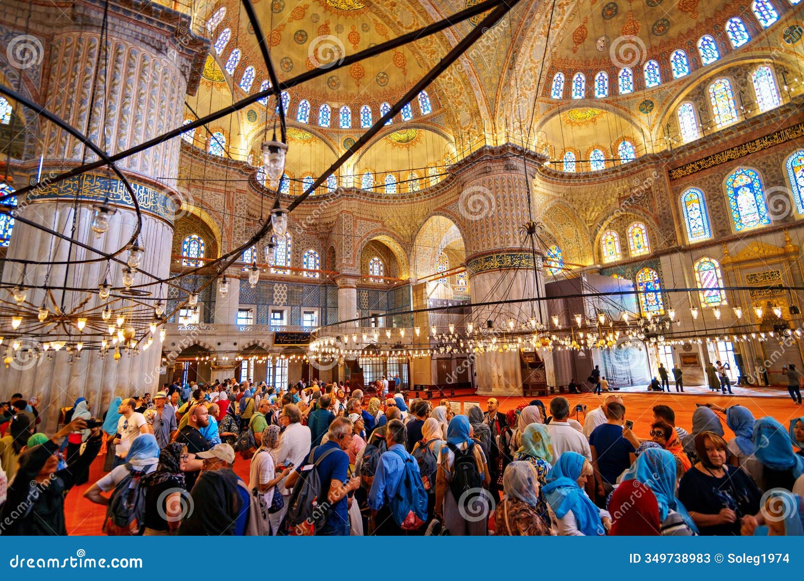 Interior Of Sultan Ismail Airport Mosque - Senai Airport Royalty-Free ...