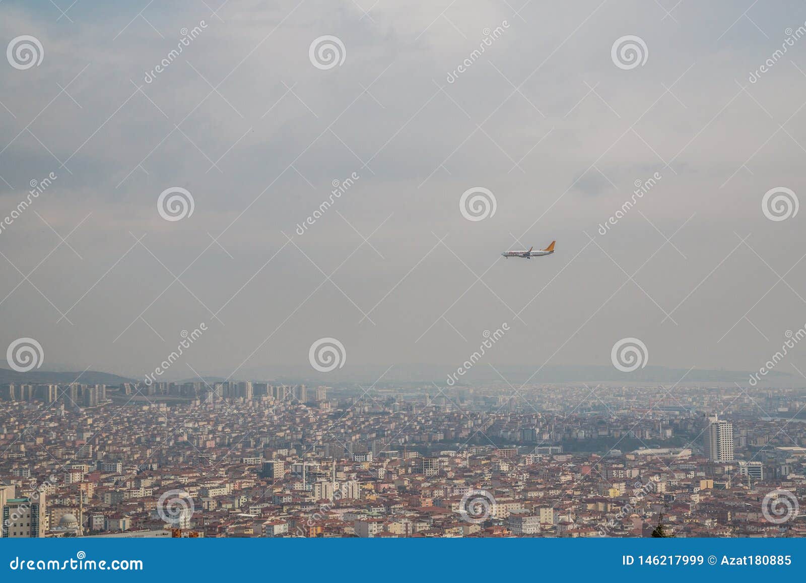 View of the Asian Part of Istanbul Editorial Stock Image - Image of ...