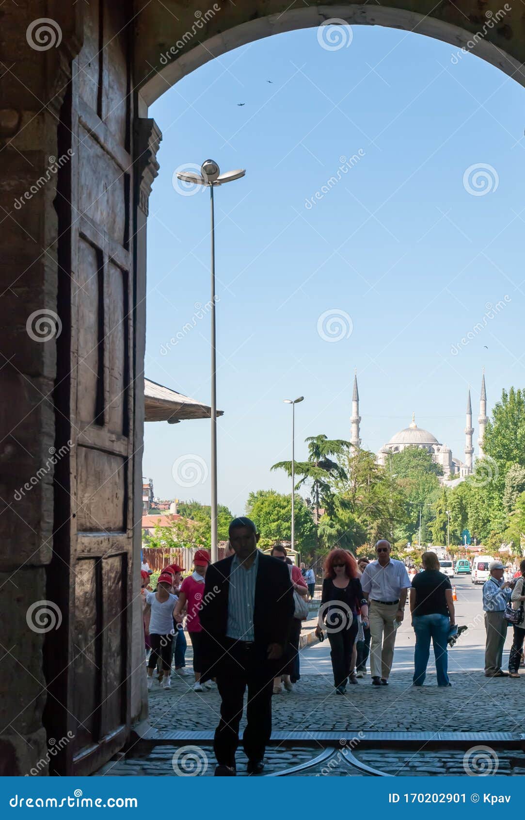 Imperial Gate Mosaic In Hagia Sophia Museum Editorial Photo ...