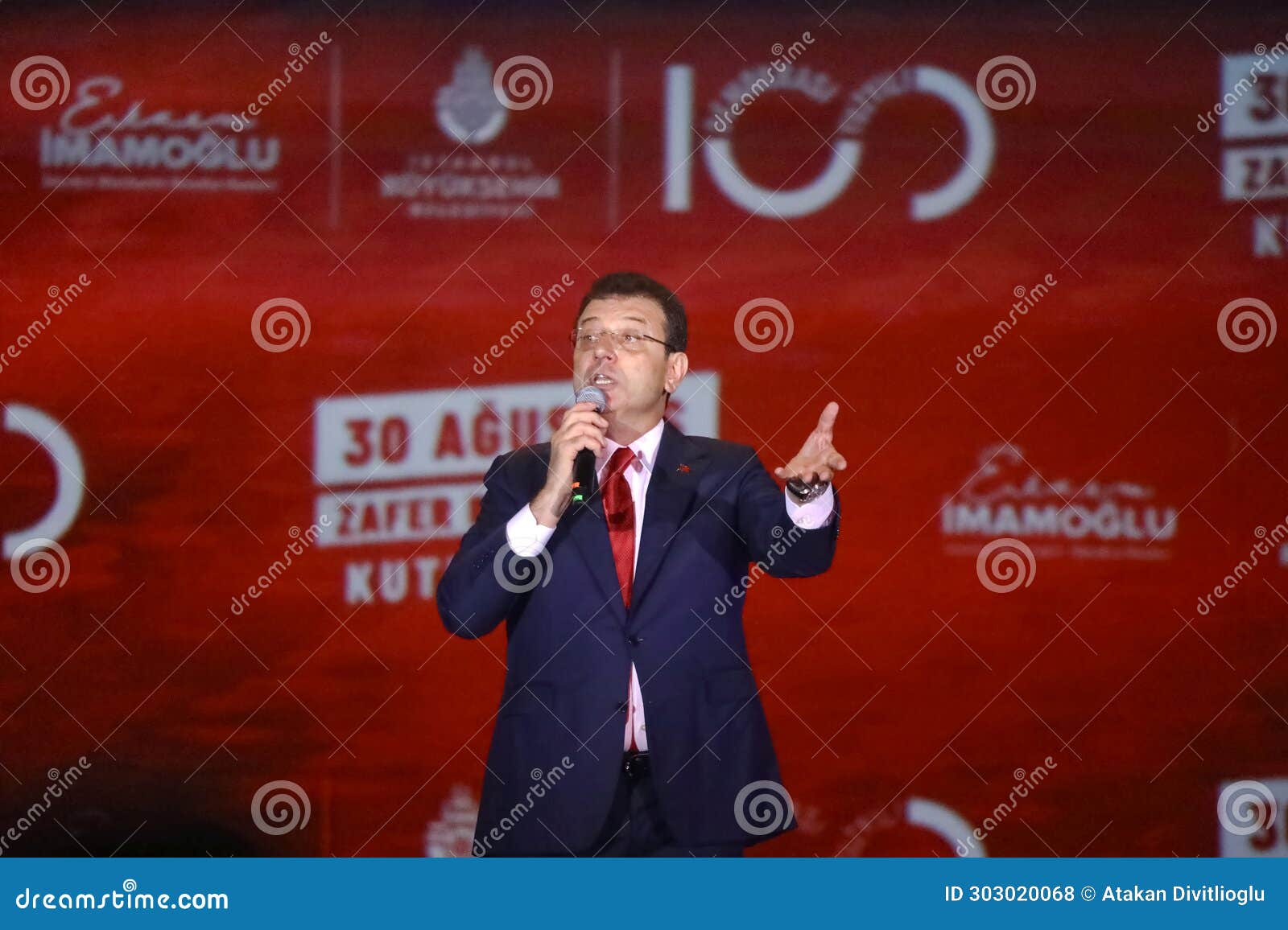 30-08-2023 Istanbul-Turkiye: Istanbul Mayor Ekrem Imamoglu Talking ...