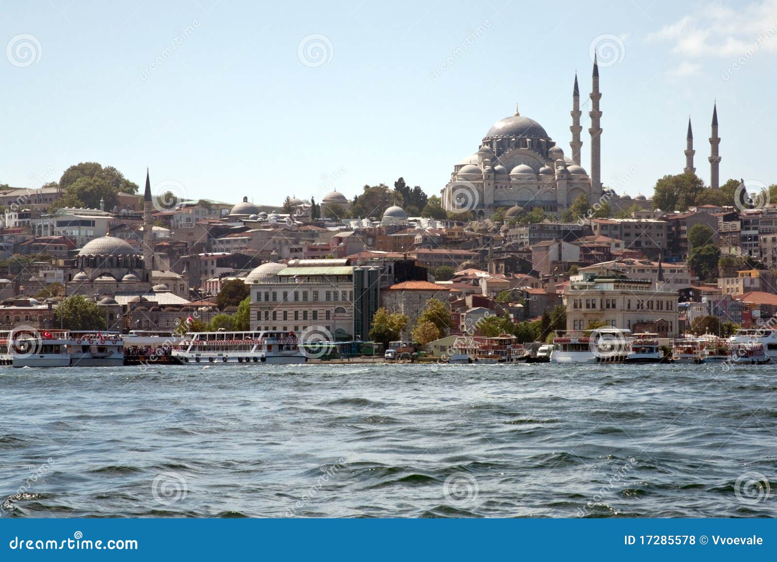 Istanbul view stock photo. Image of city, excursion, berth - 17285578