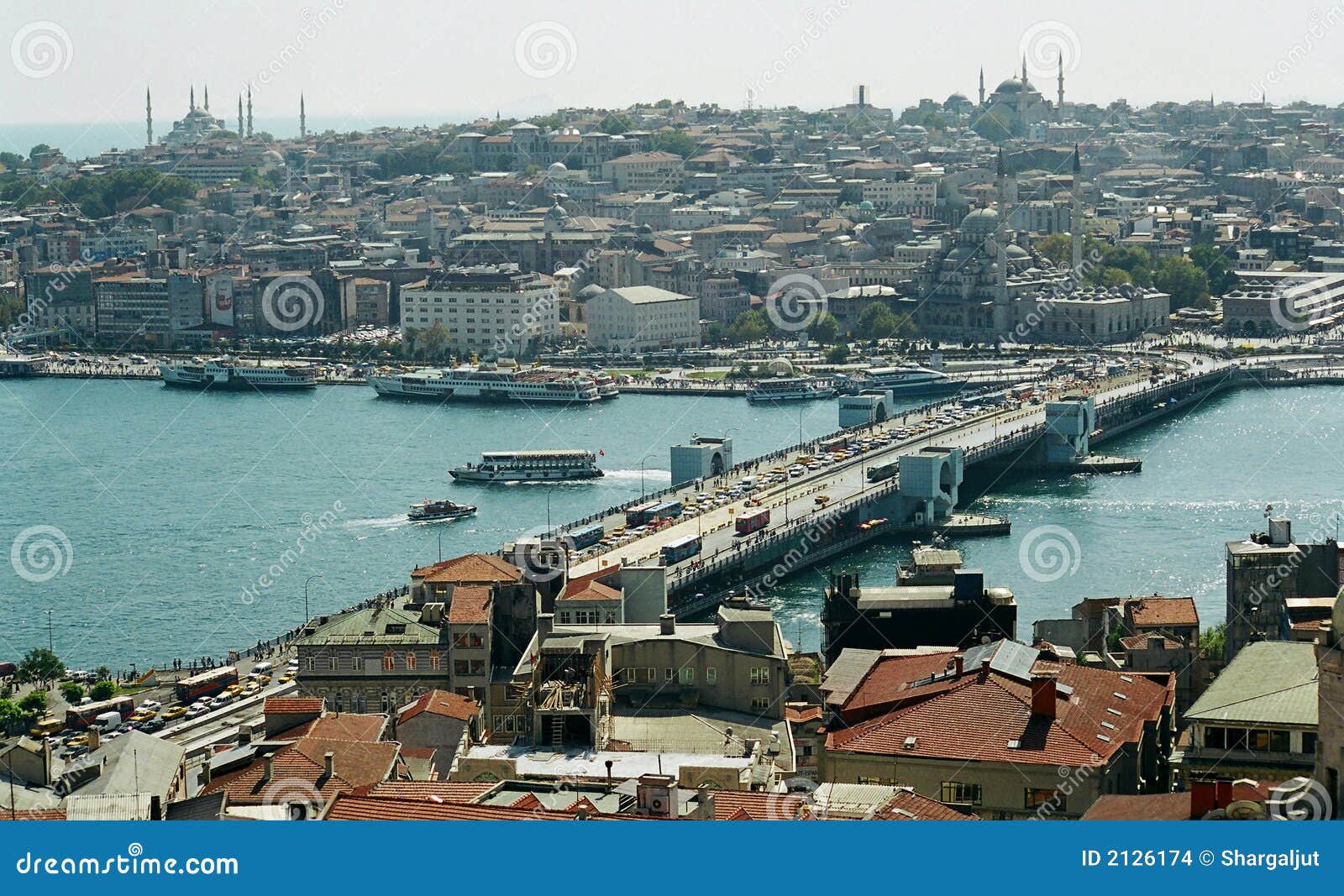 Istanbul view stock photo. Image of aerial, destination - 2126174