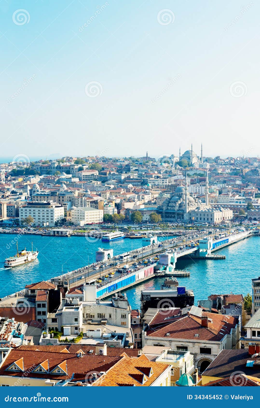 Istanbul View stock photo. Image of asia, golden, ancient - 34345452