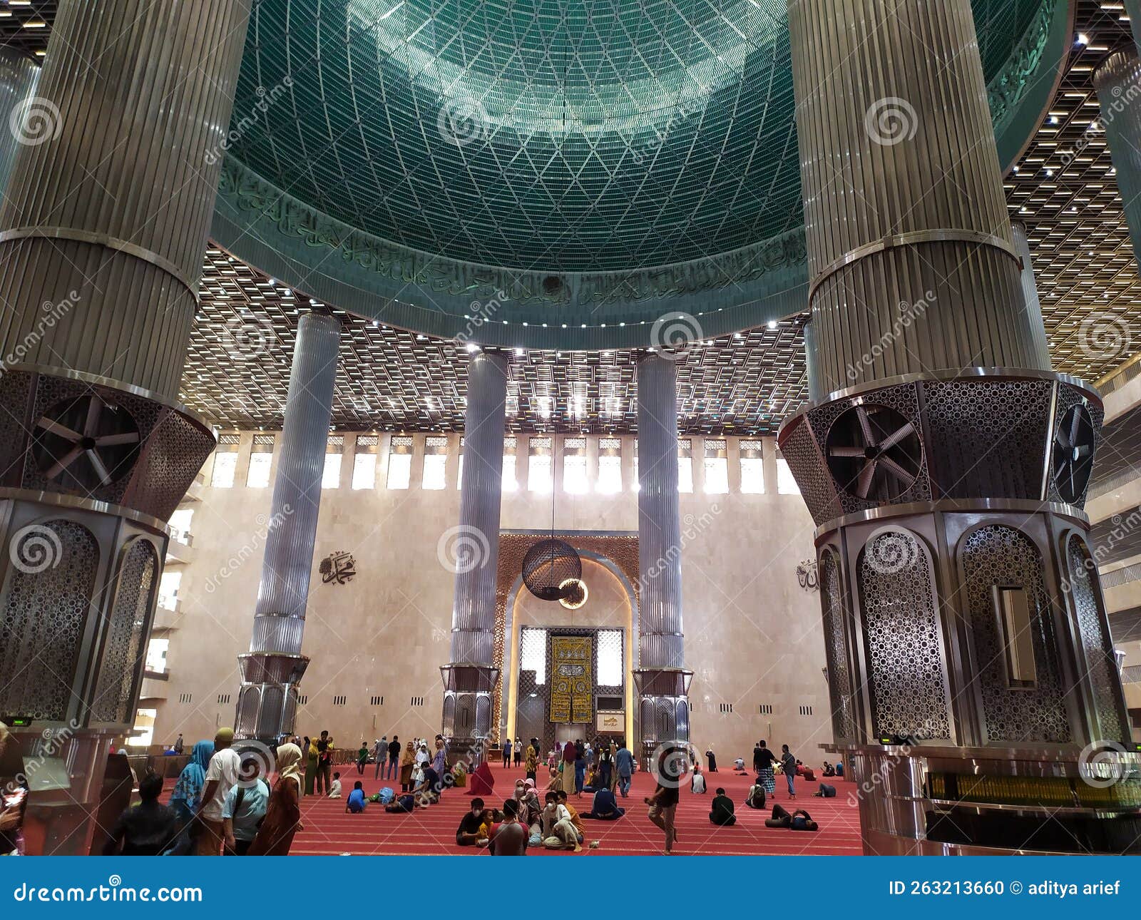 Istiqlal Mosque from Asean Indonesia Editorial Image - Image of person ...
