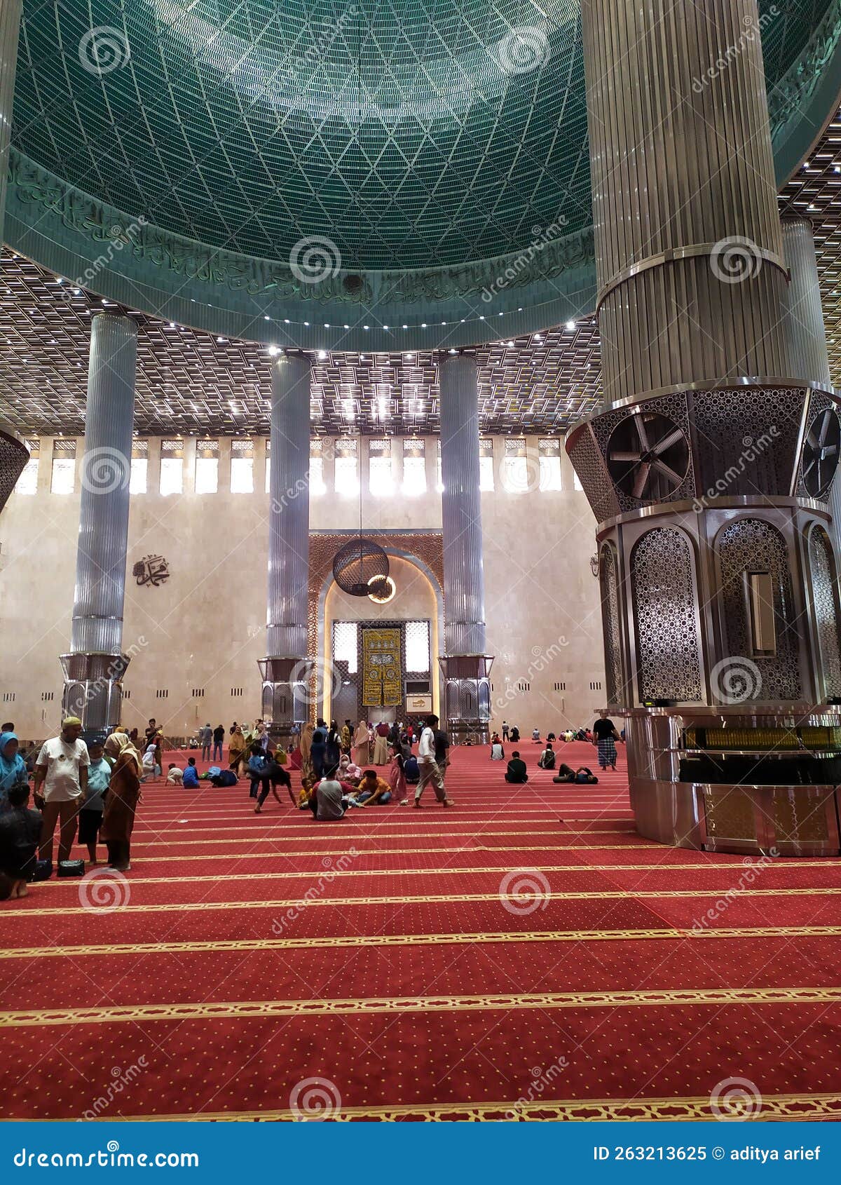 Istiqlal Mosque from Indonesia Editorial Image - Image of temple, dome ...