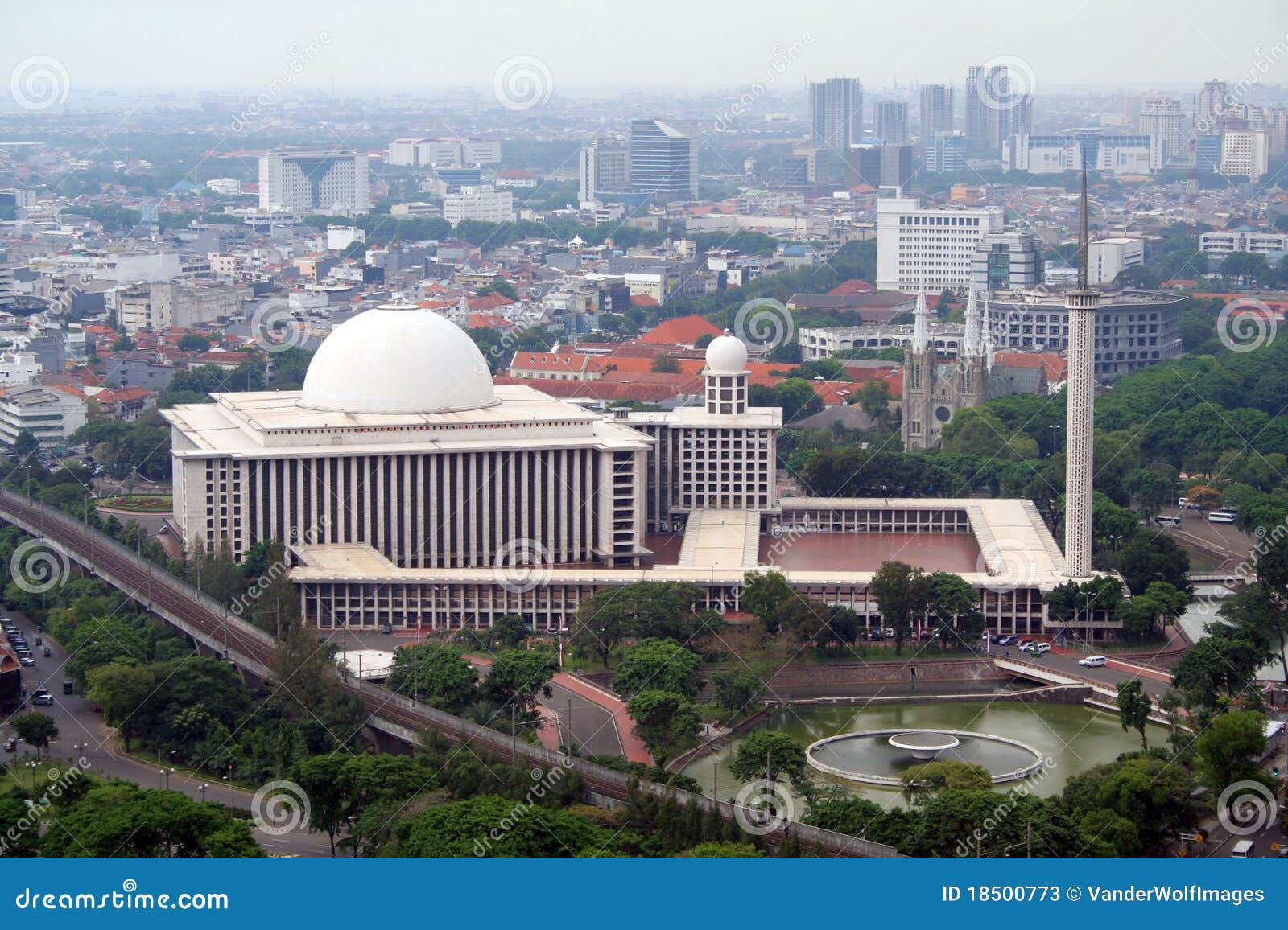 Istiqlal Mosque In Jakarta Indonesia Is The Largest Mosque In Southeast ...