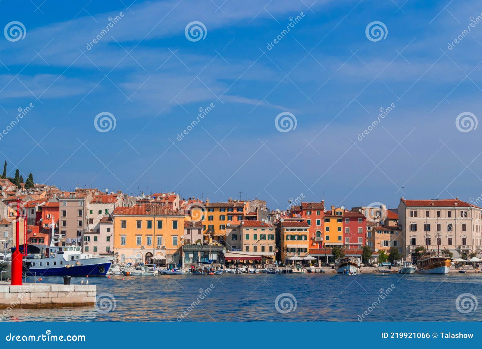 Istria Peninsula in the Adriatic Sea on a Summer Day Stock Photo ...