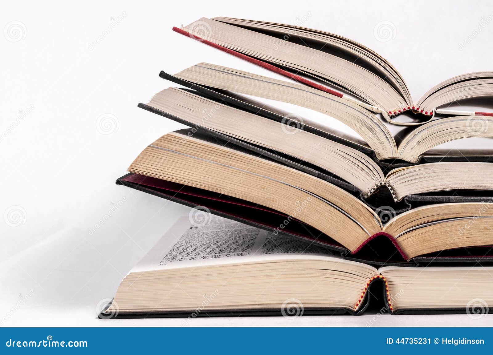 Istruzione e libri aperti immagine stock. Immagine di copertura - 44735231