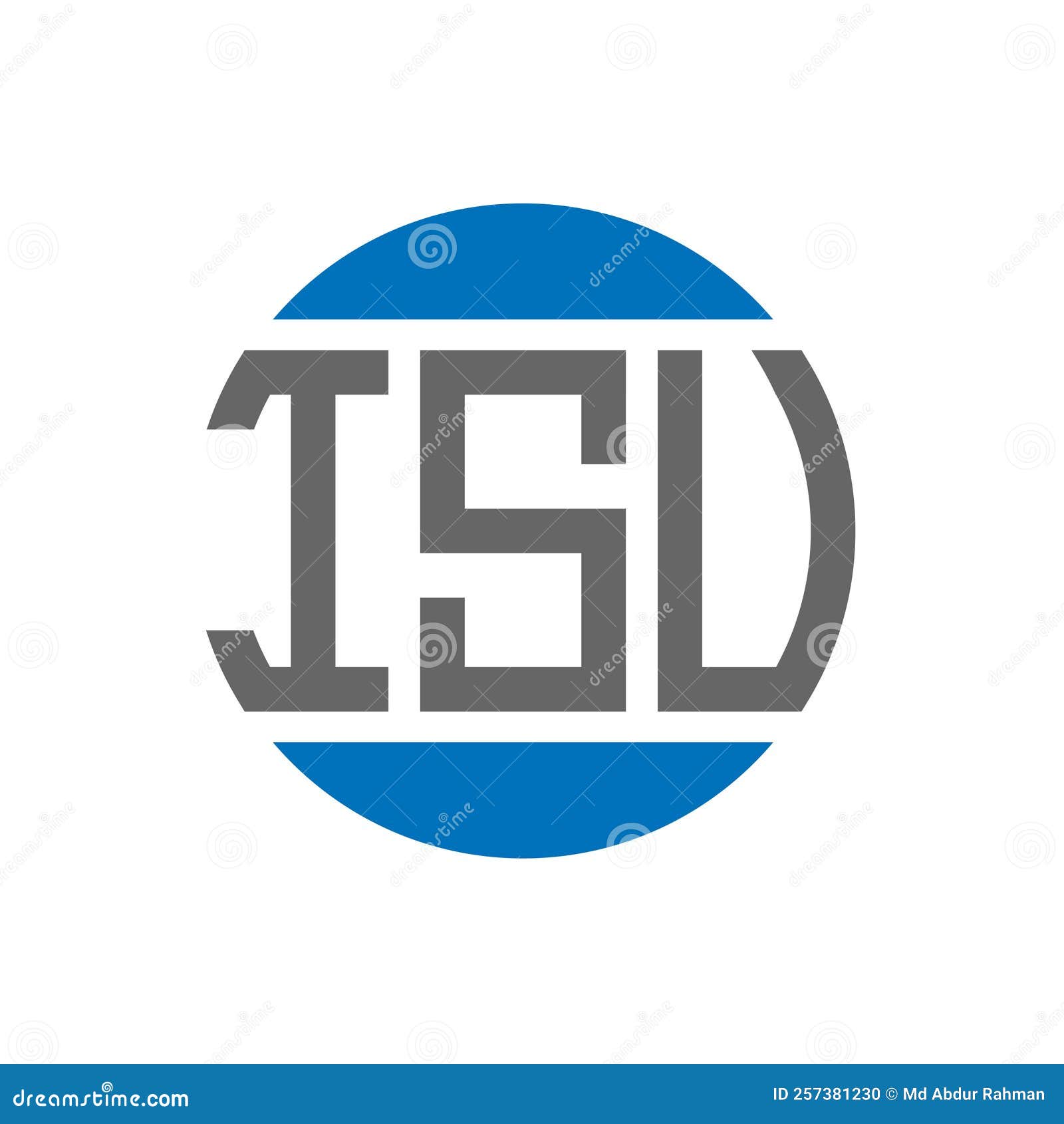 ISU Letter Logo Design on White Background. ISU Creative Initials ...