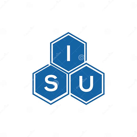 ISU Letter Logo Design on White Background.ISU Creative Initials Letter ...