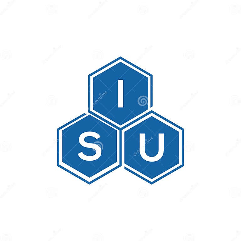 ISU Letter Logo Design on White Background.ISU Creative Initials Letter ...