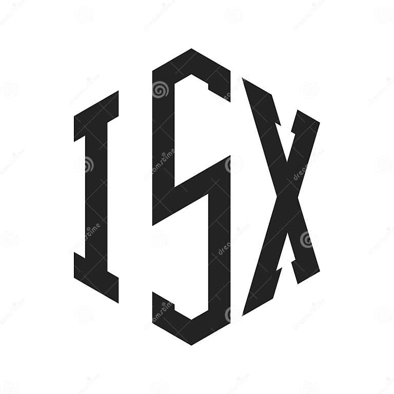 ISX Logo Design. Initial Letter ISX Monogram Logo Using Hexagon Shape ...