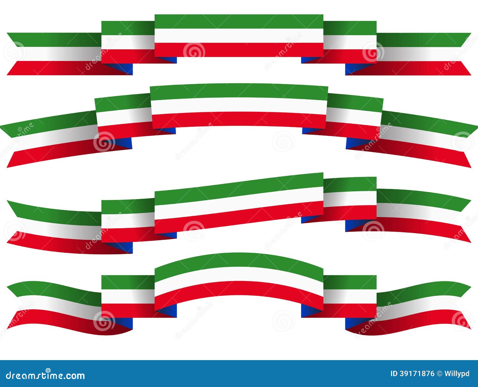 Italiaans lint vector illustratie. Illustration of land - 39171876