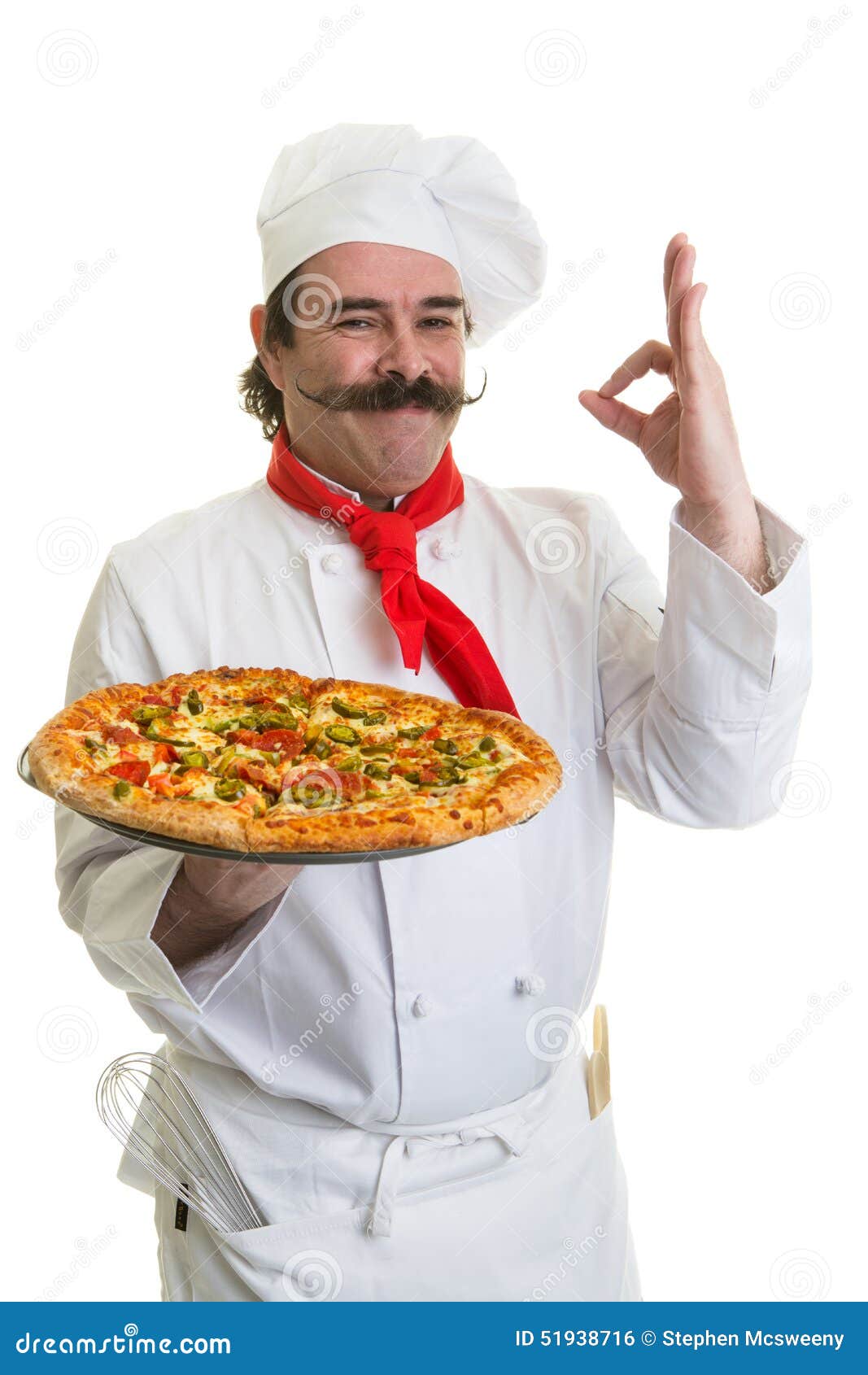 Italiaanse Chef-kok stock foto. Image of keuken, deeg - 51938716