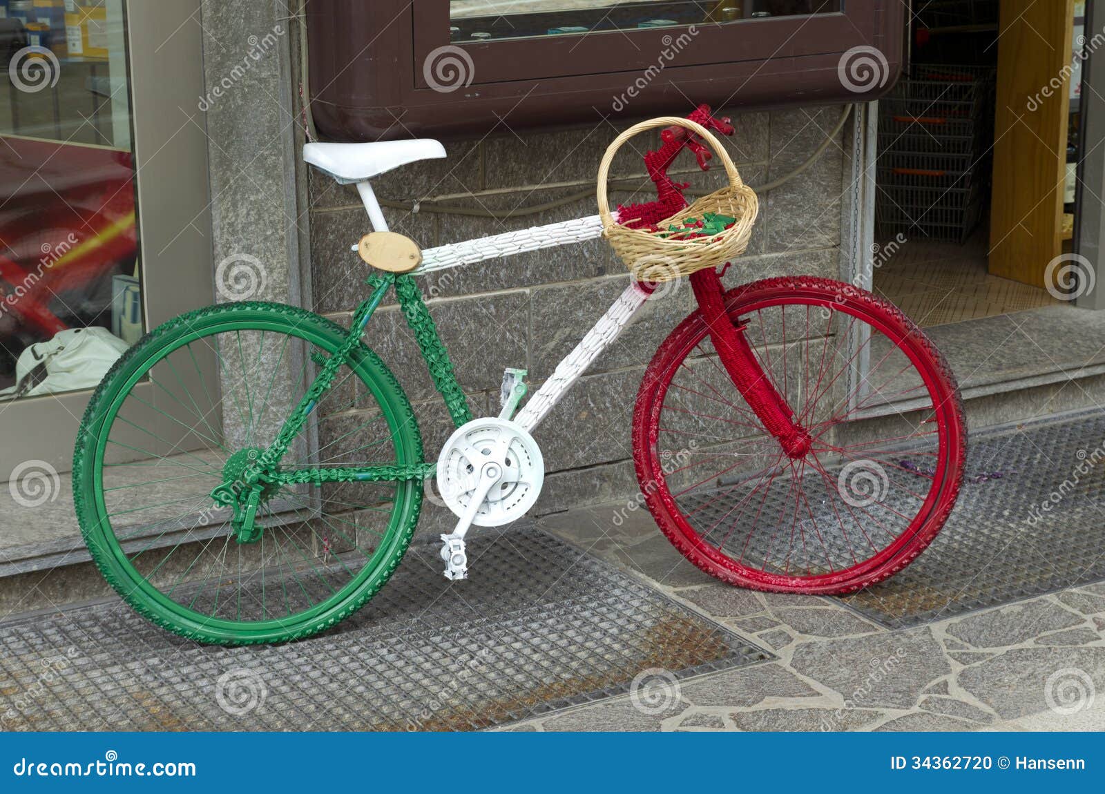 Italiaanse fiets stock foto. Image of klassiek, toneel - 34362720
