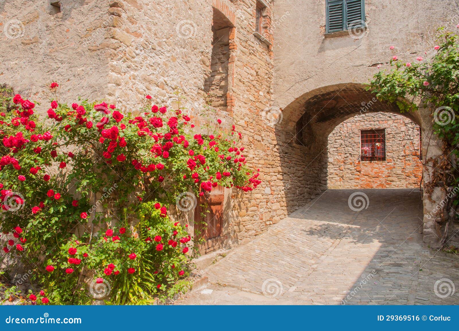Italian alley stock photo. Image of ancient, fashioned - 29369516