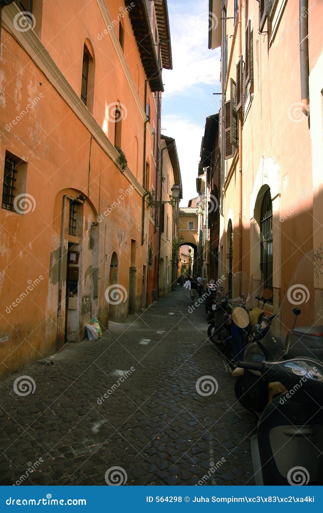 Italian alley stock photo. Image of city, history, architecture - 564298
