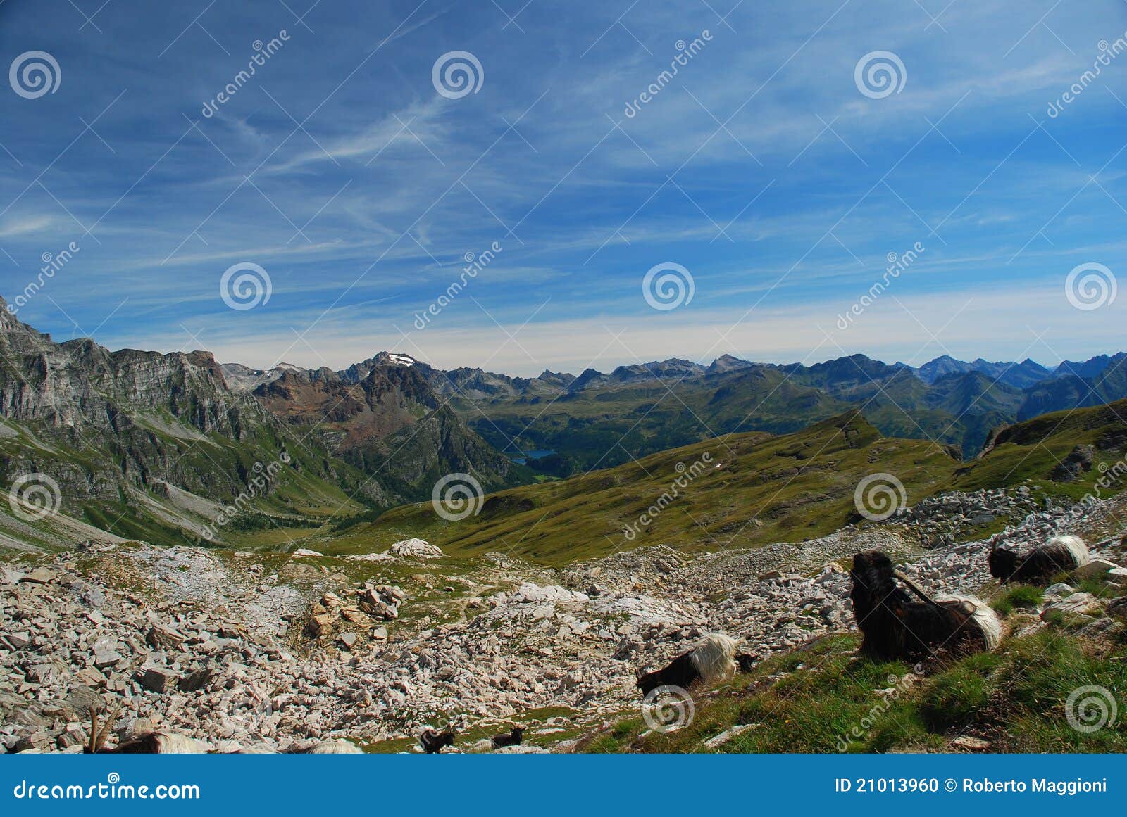 Italian Alps, High Altitude Landscape Stock Photo - Image of pass ...