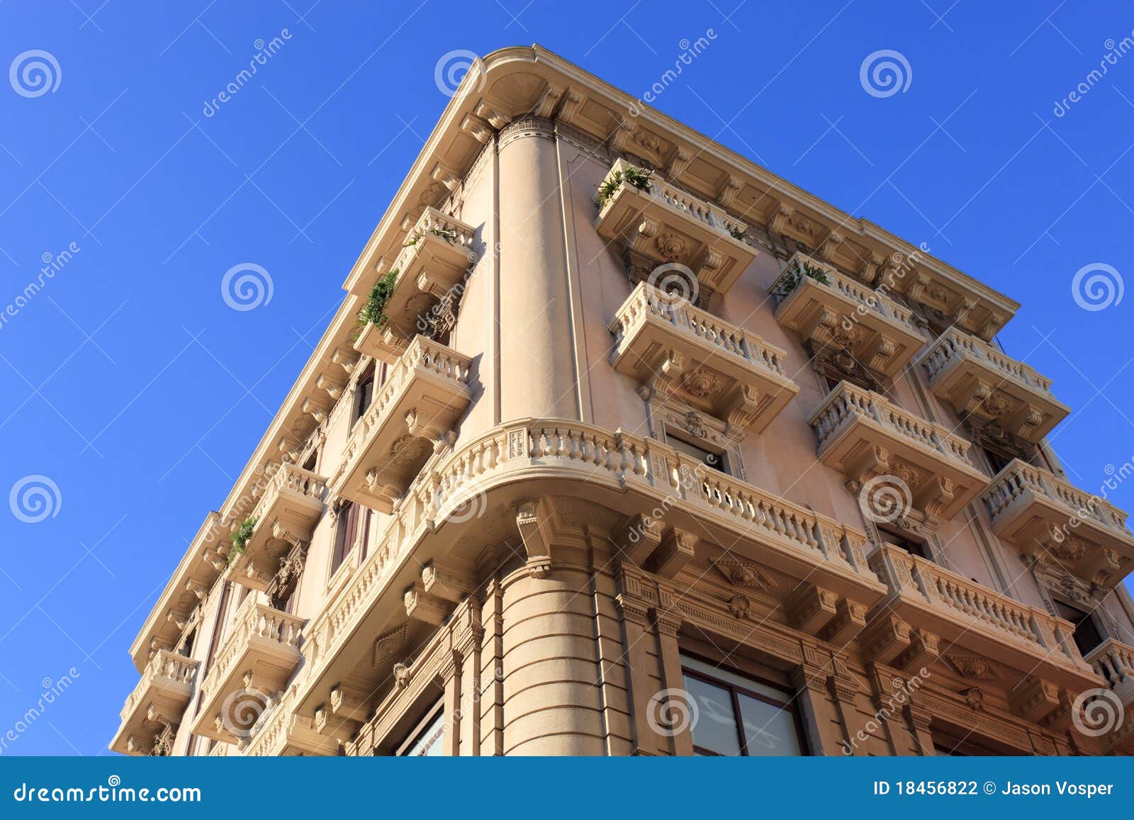 Italian apartments stock photo. Image of building, apartment - 18456822