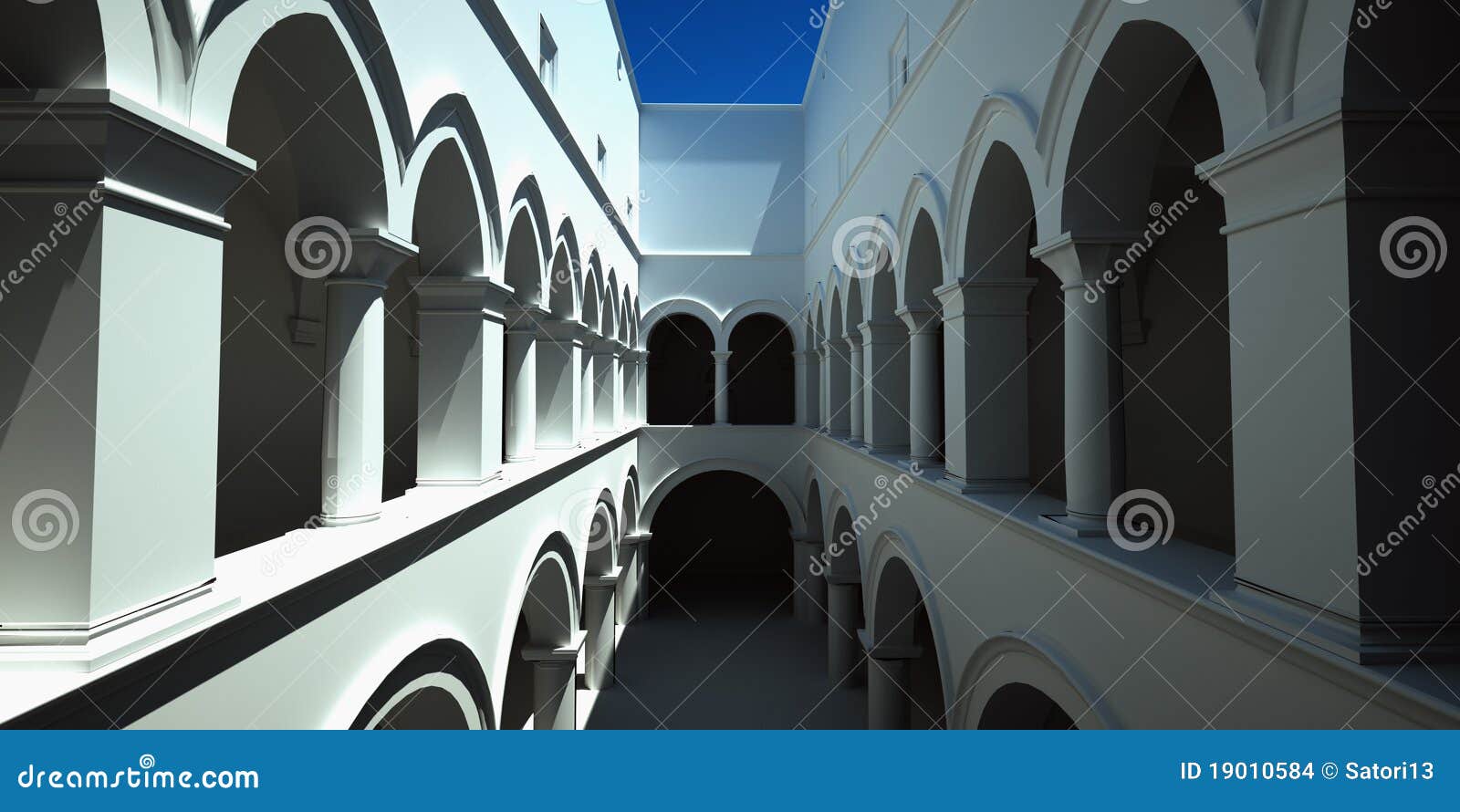 Italian arcade stock illustration. Illustration of bologna - 19010584