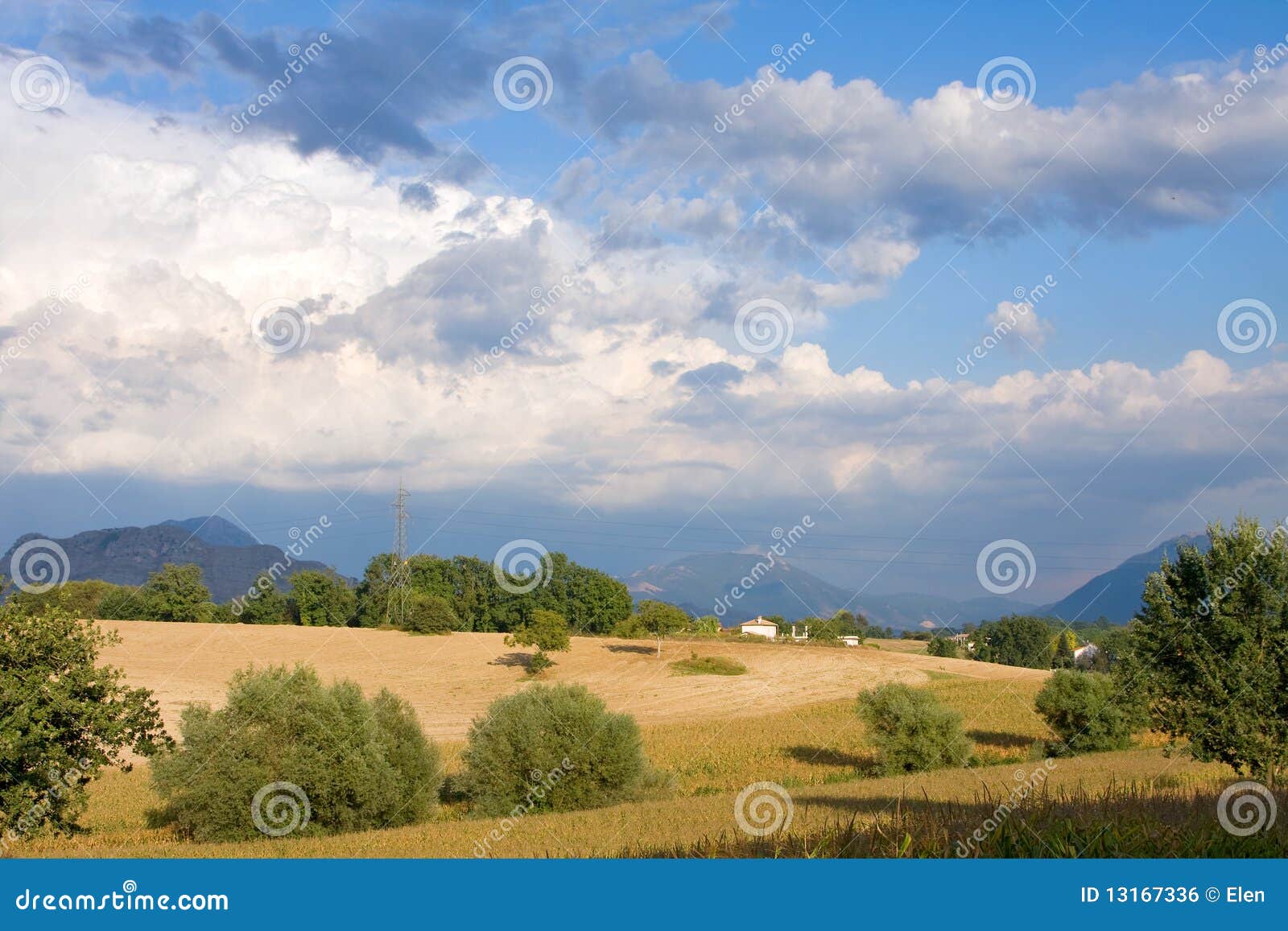 The Italian area Tuscany stock photo. Image of outdoor - 13167336