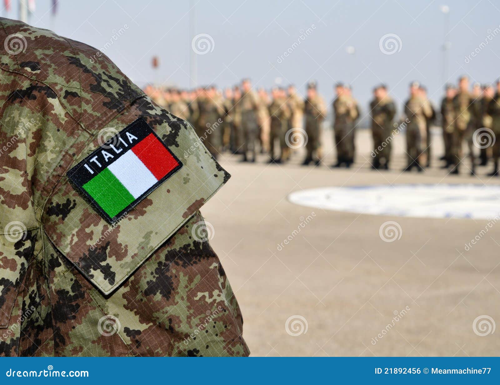 Italian Armed Forces Uniform With Tricolore Royalty-Free Stock Image ...