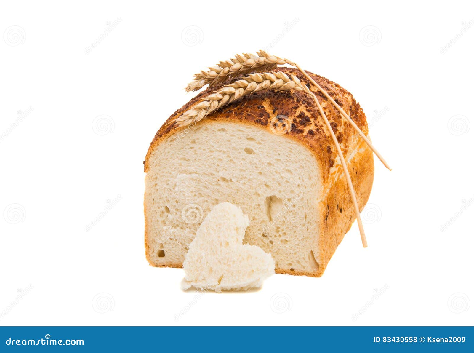Italian Artisan White Bread Stock Photo - Image of topping, baked: 83430558