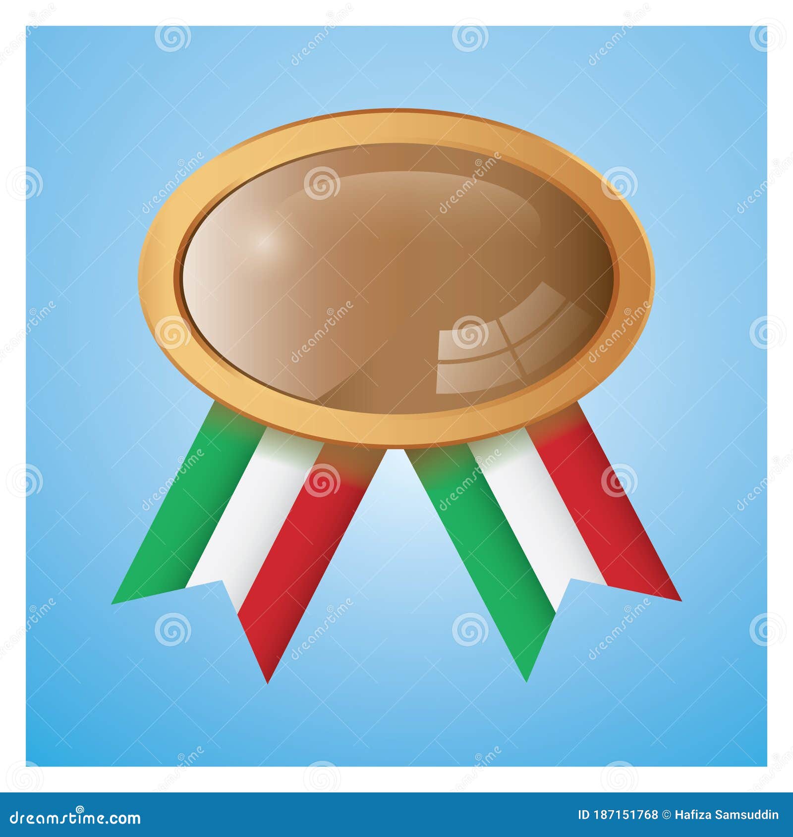 Italian Badge. Vector Illustration Decorative Design Stock Vector ...