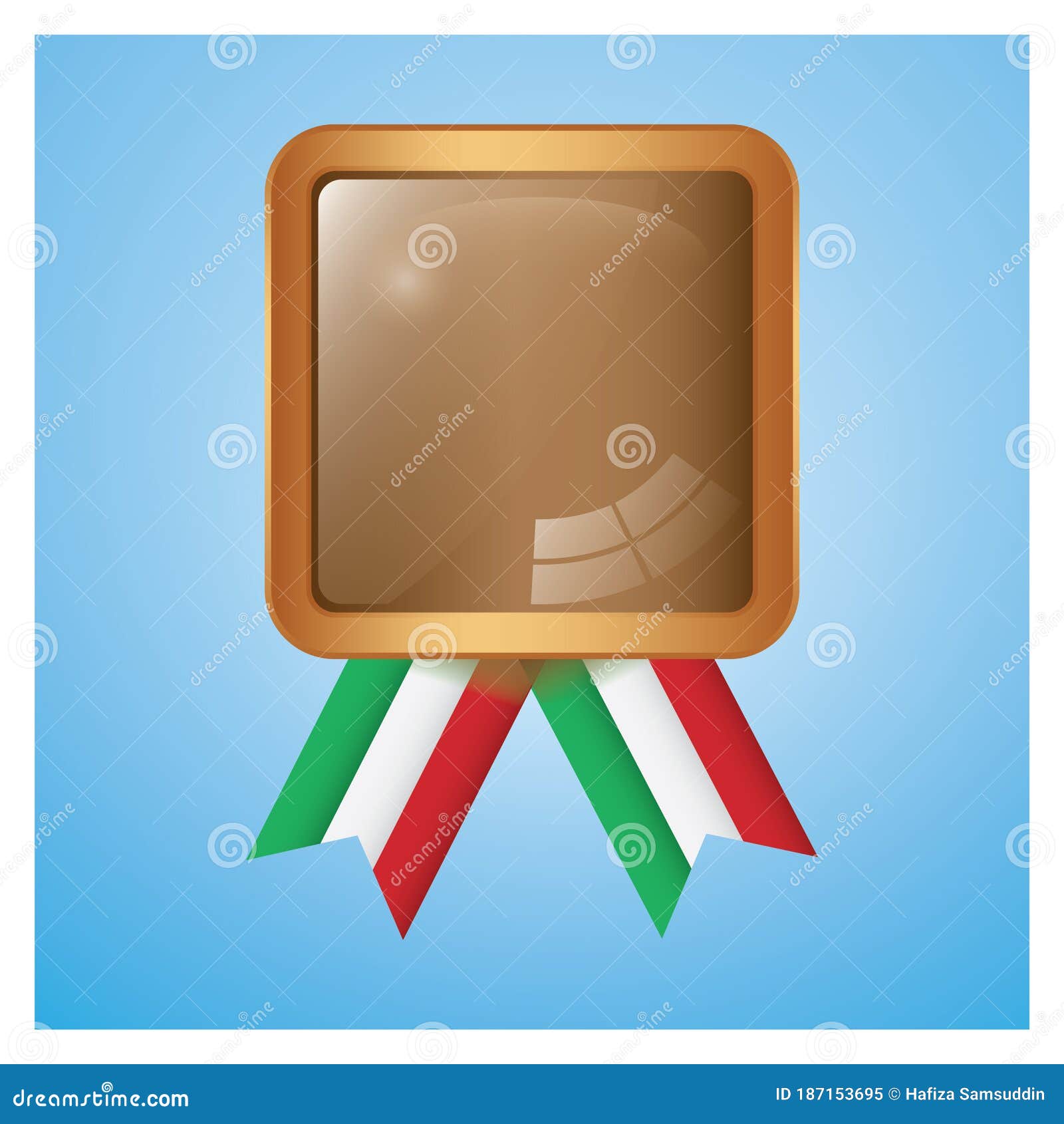 Italian Badge. Vector Illustration Decorative Design Stock Vector ...