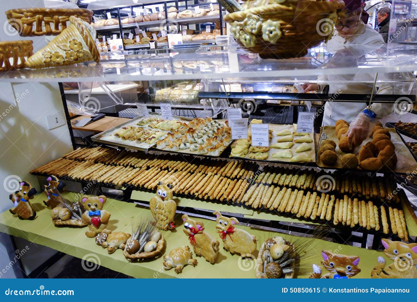 Italian Bakery editorial image. Image of market, abundance - 50850615