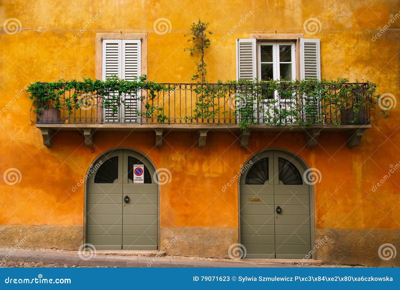Italian balcony stock image. Image of architecture, design - 79071623