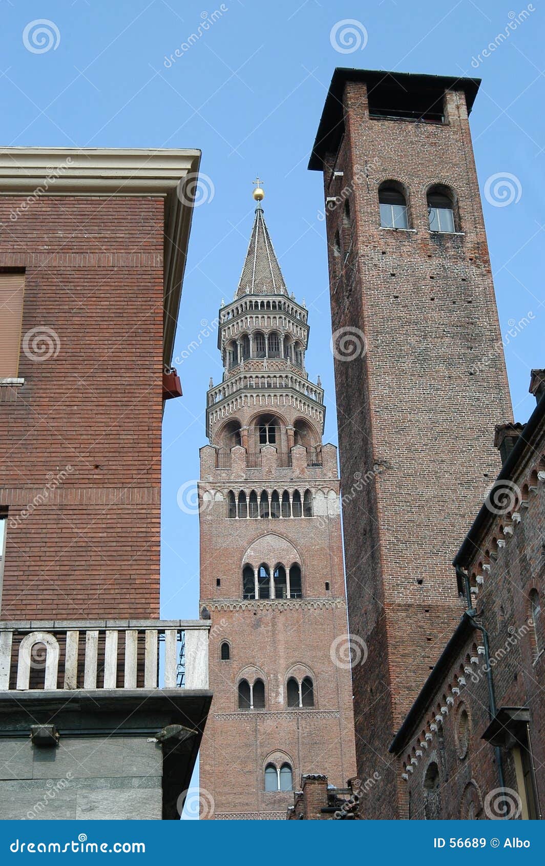 Italian bell tower stock image. Image of high, historic - 56689