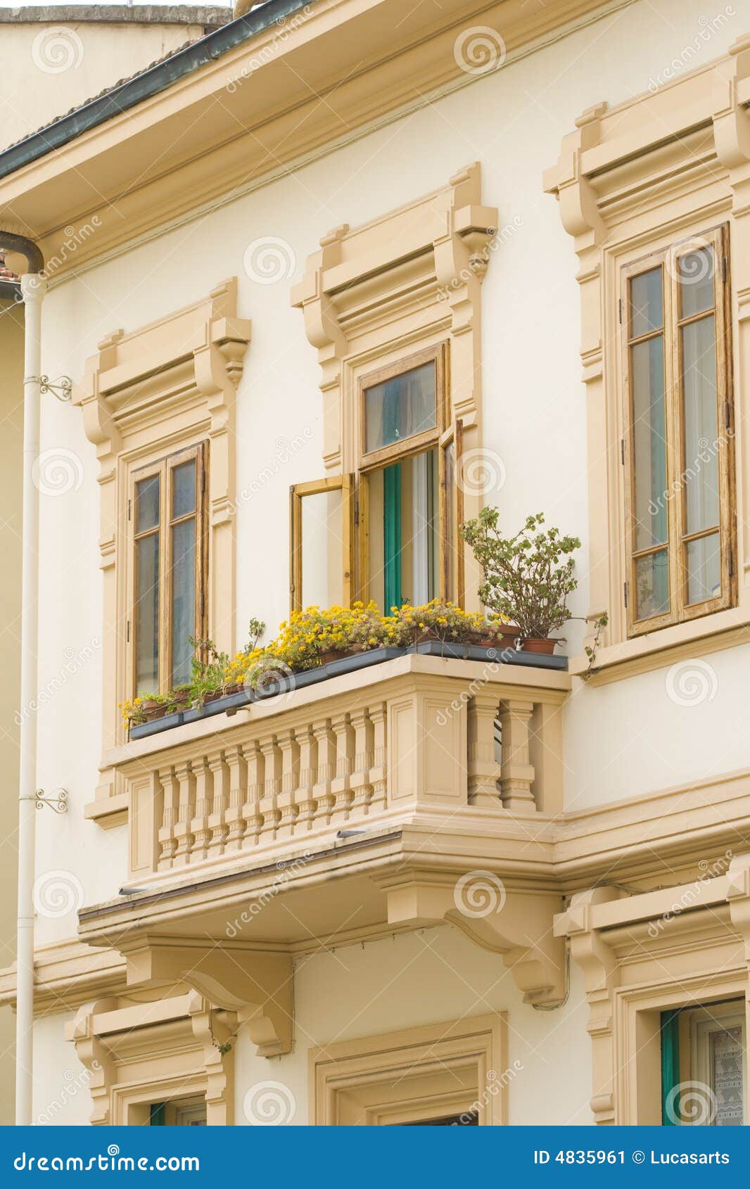 Italian building detail stock image. Image of italian - 4835961