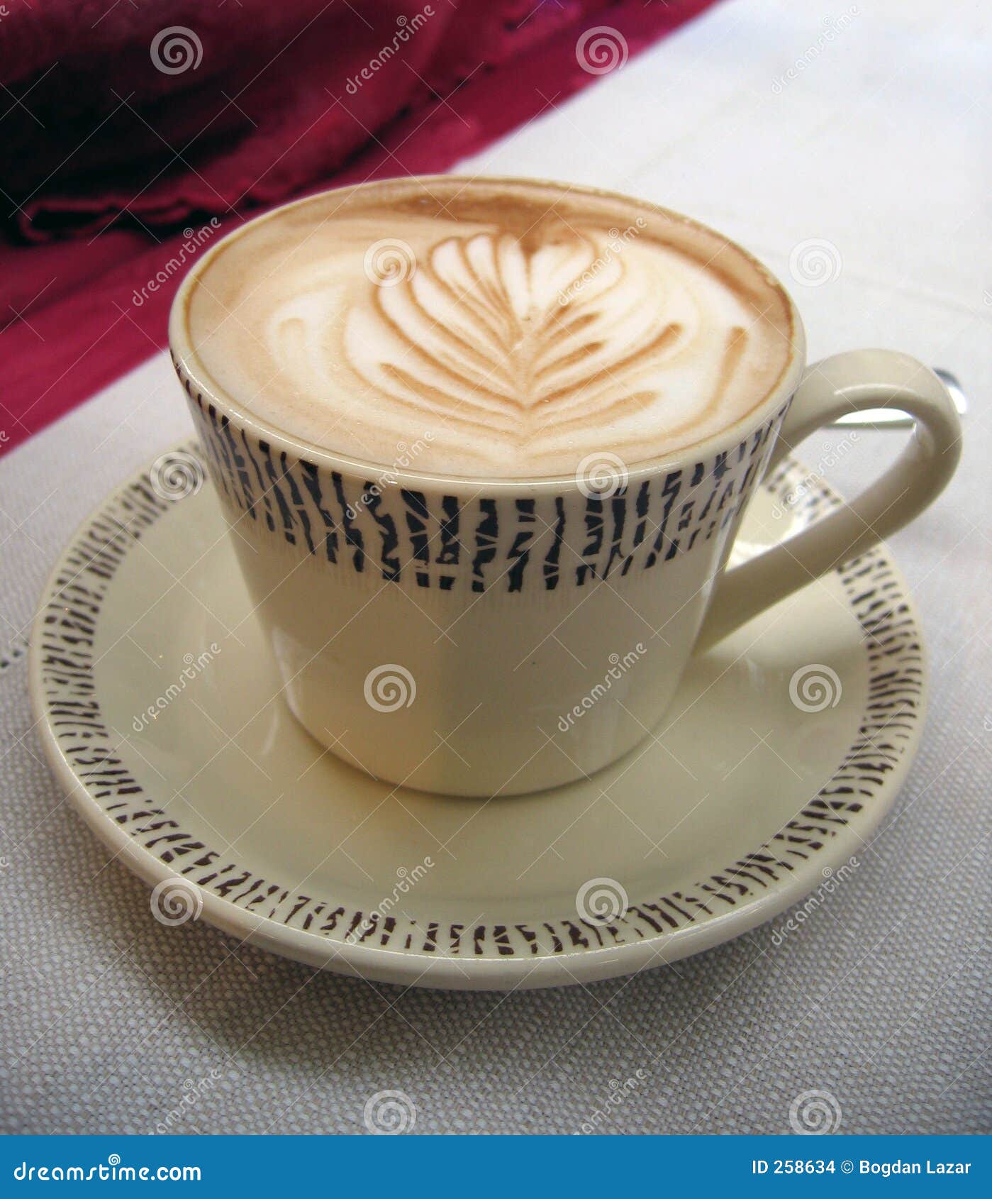 Italian cappuccino stock photo. Image of warm, spoon, italian - 258634