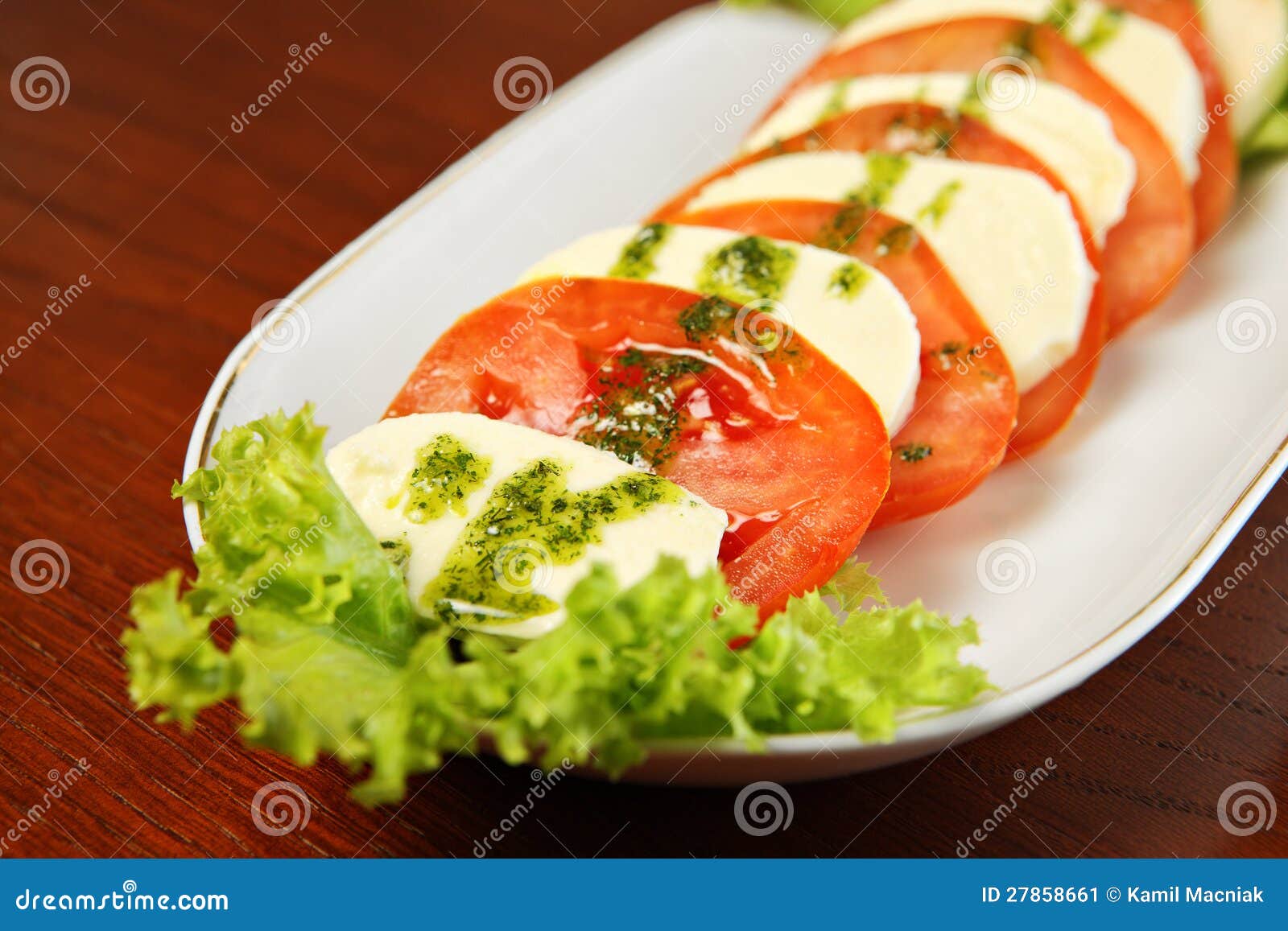 Italian caprese stock image. Image of mediterranean, vegetable - 27858661
