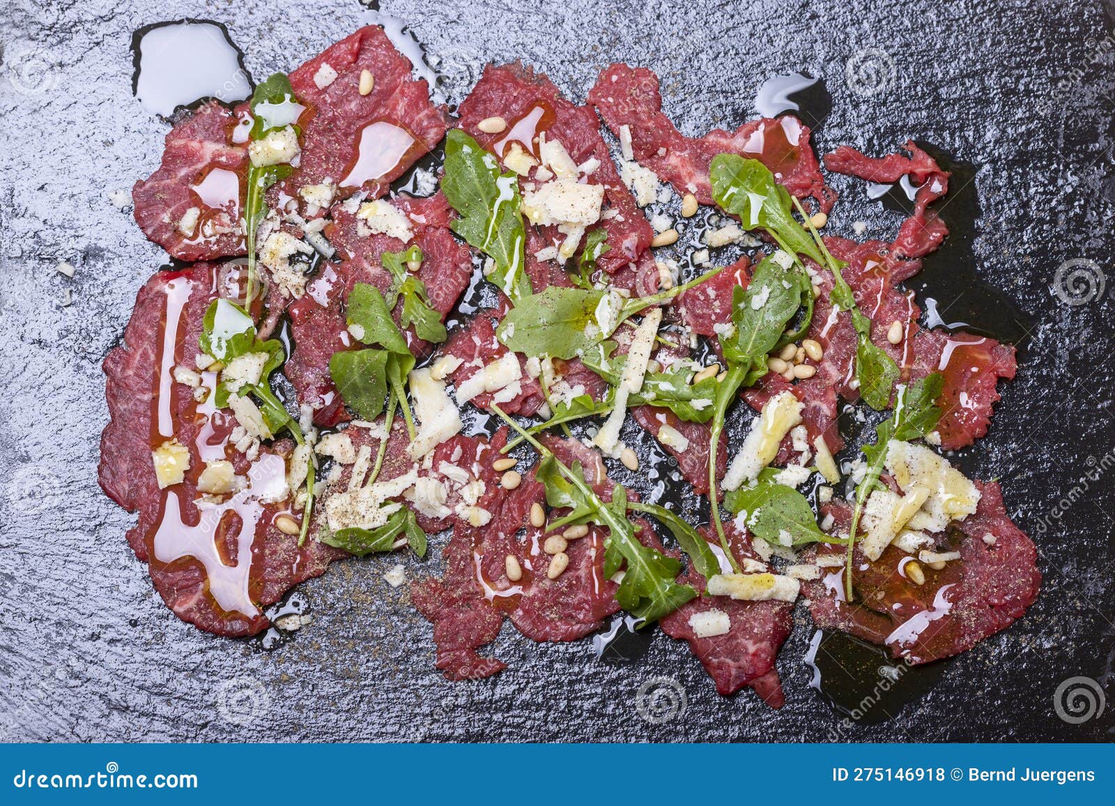 Italian carpaccio stock photo. Image of dinner, tasty - 275146918
