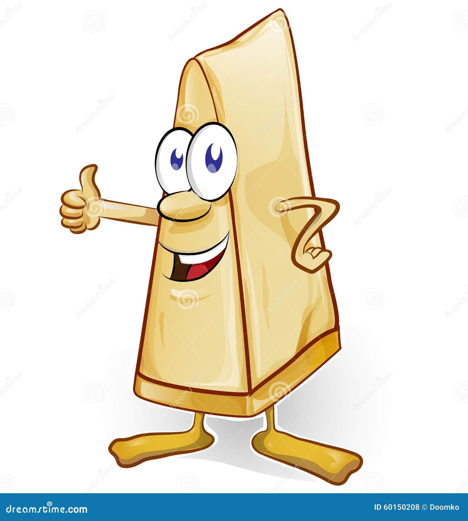 Italian Cheese Cartoon Vector Illustration | CartoonDealer.com #61801012